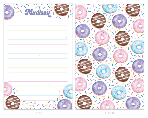 Personalized Donut Writing Set for Boys - Augusta Joy