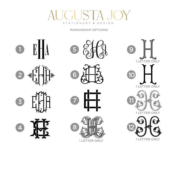 Monogrammed Weekly To Do List Notepad 8.5x11" - Augusta Joy